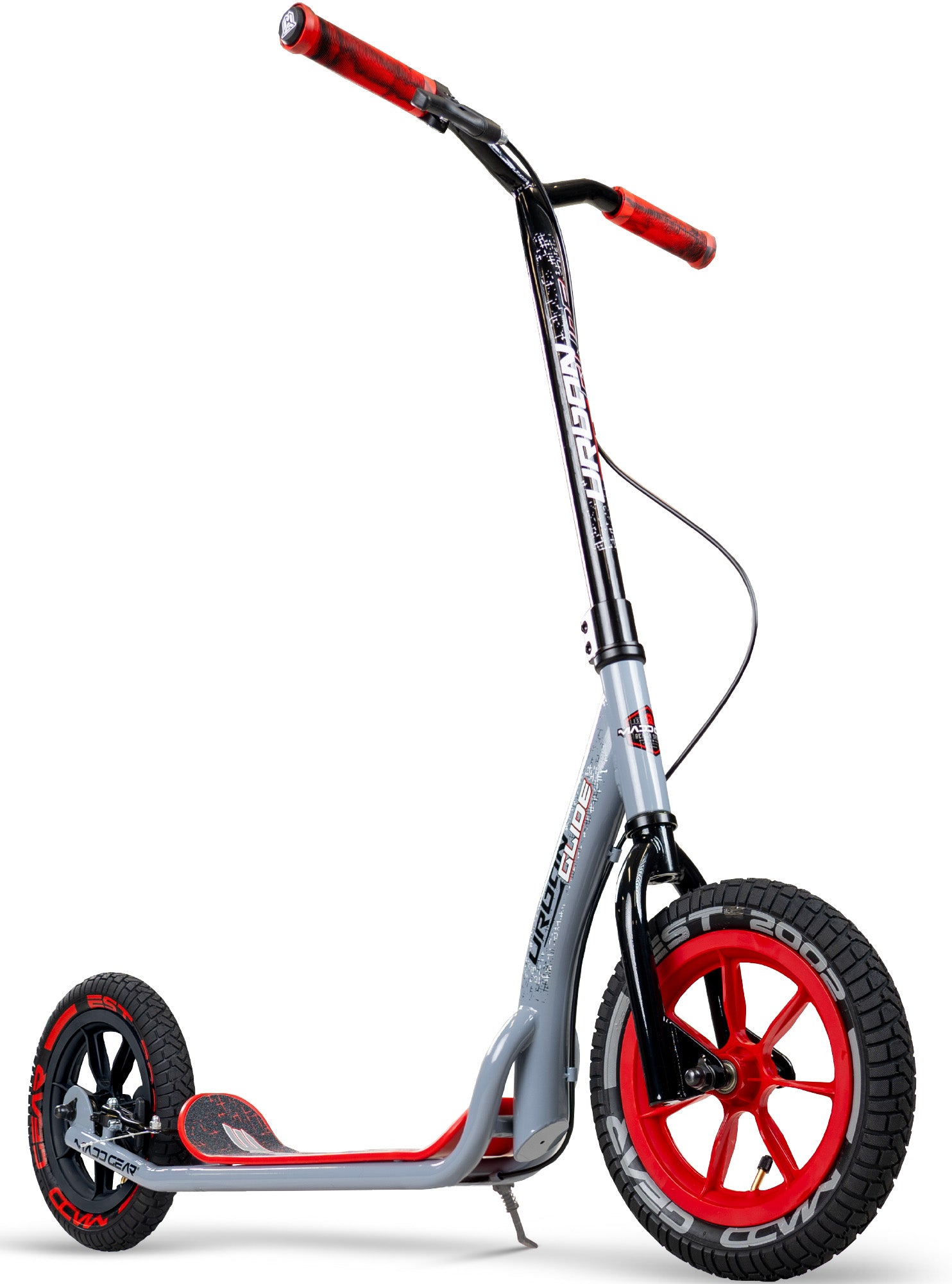 Madd Gear Urban Glide Commuter Scooter - Gray Red
