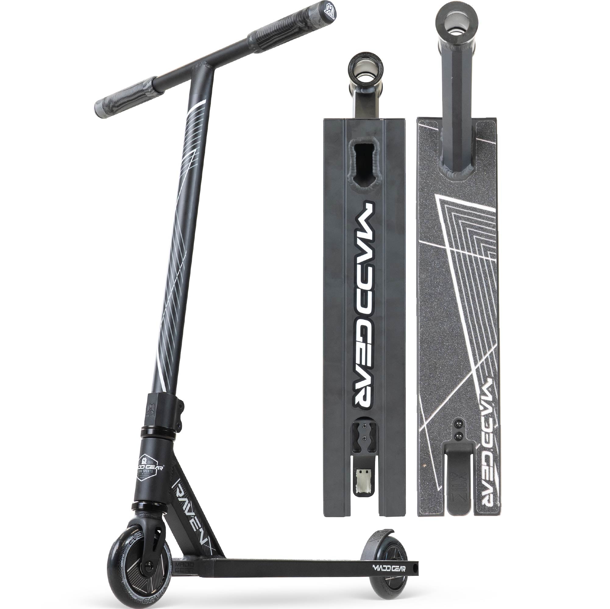 MG1 Raven Pro Scooter - Black / Black – Madd Gear